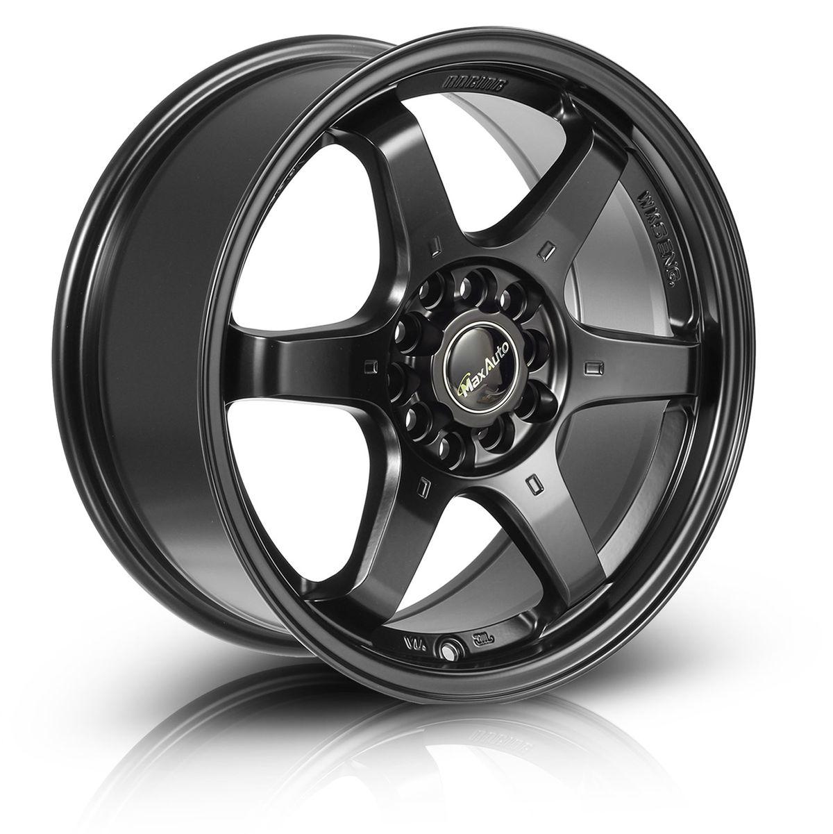 1 16 16X7 Inch Wheels 40 Offset 5x100 5x114 3 5 Lug Matte Black Wheel 1-16-16x7-inch-wheels-40-offset-5x100-5x114-3-5-lug-matte-black-wheel